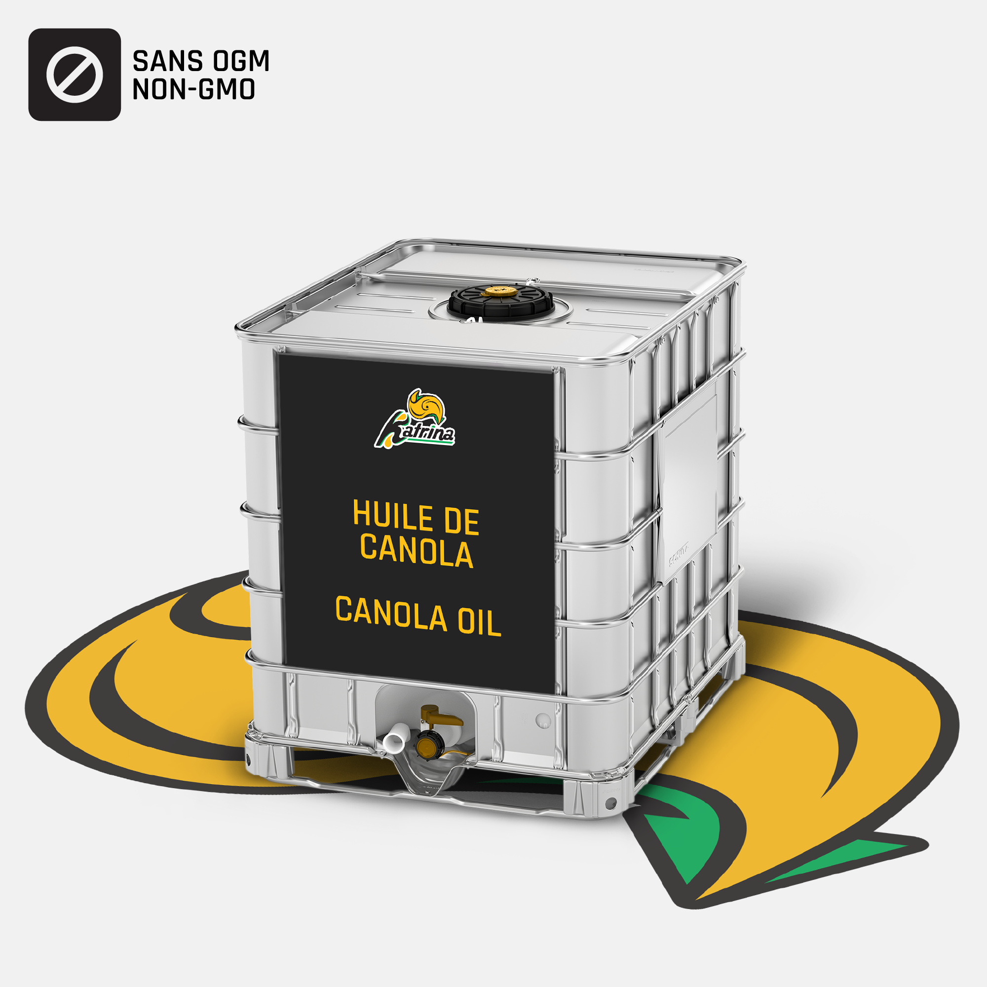 Non-GMO Canola Oil Bulk | Distributions Katrina